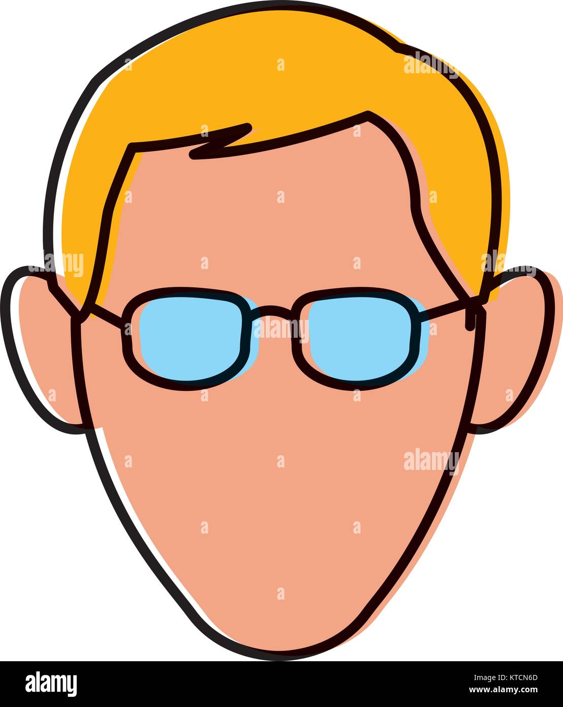 Man with glasses avatar Stock Vector Image & Art - Alamy