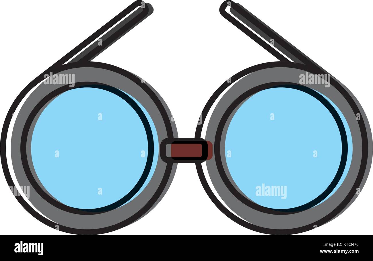 Glasses round frame symbol Stock Vector Image & Art - Alamy
