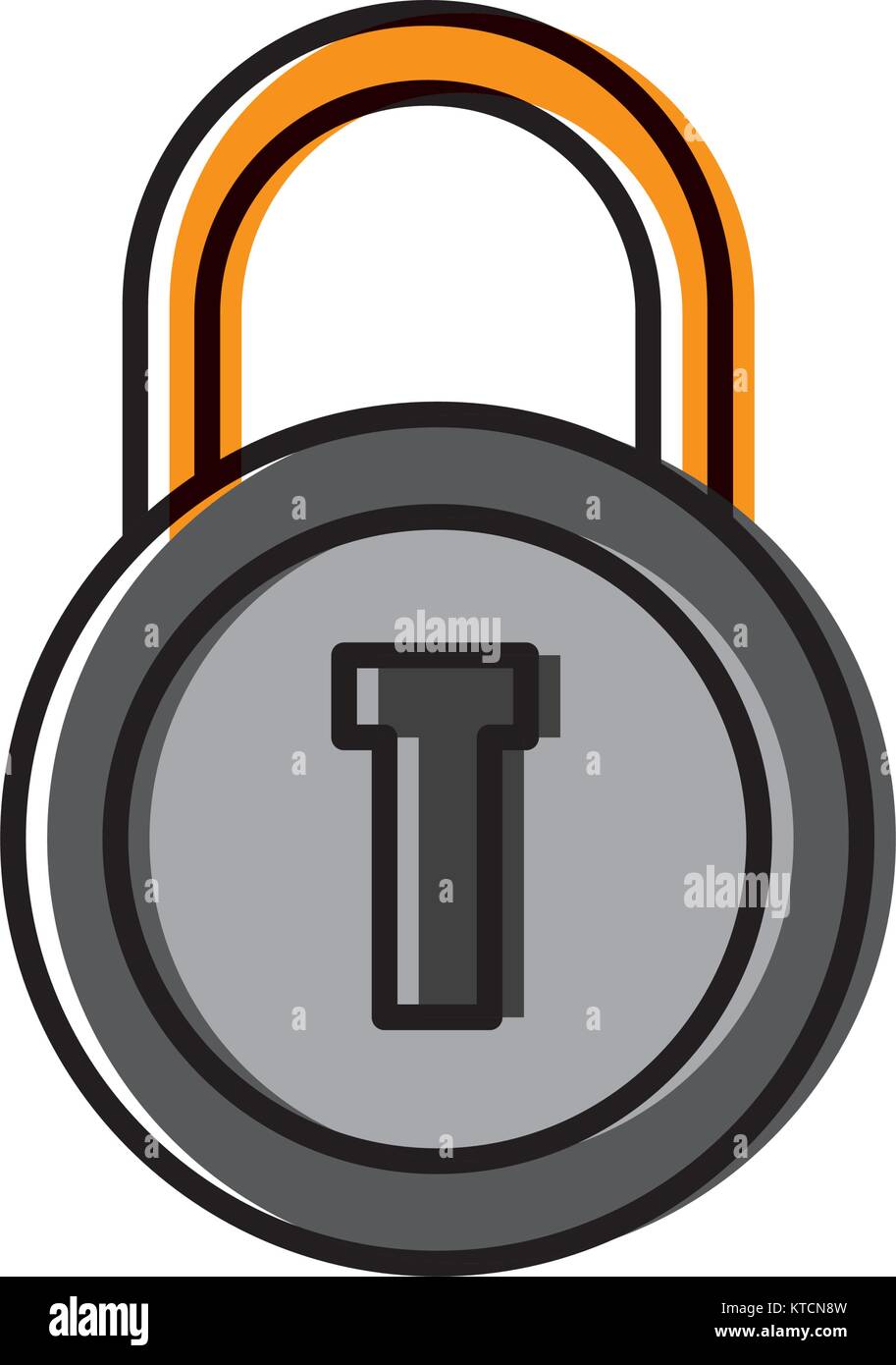 Padlock security symbol Stock Vector Image & Art - Alamy