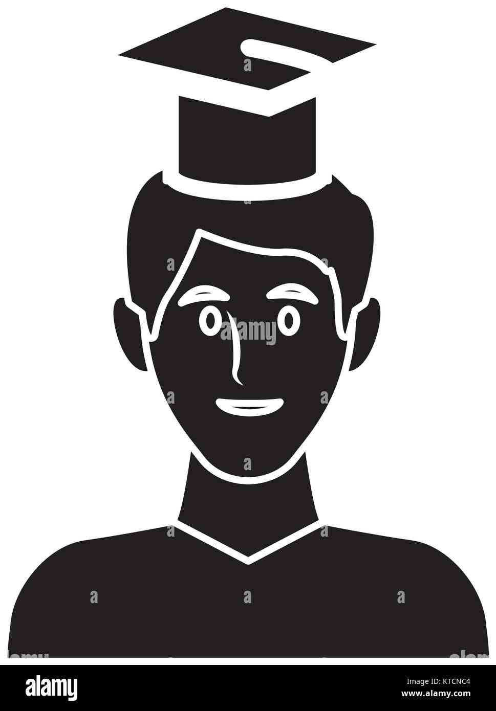 Student with hat avatar Stock Vector Image & Art - Alamy