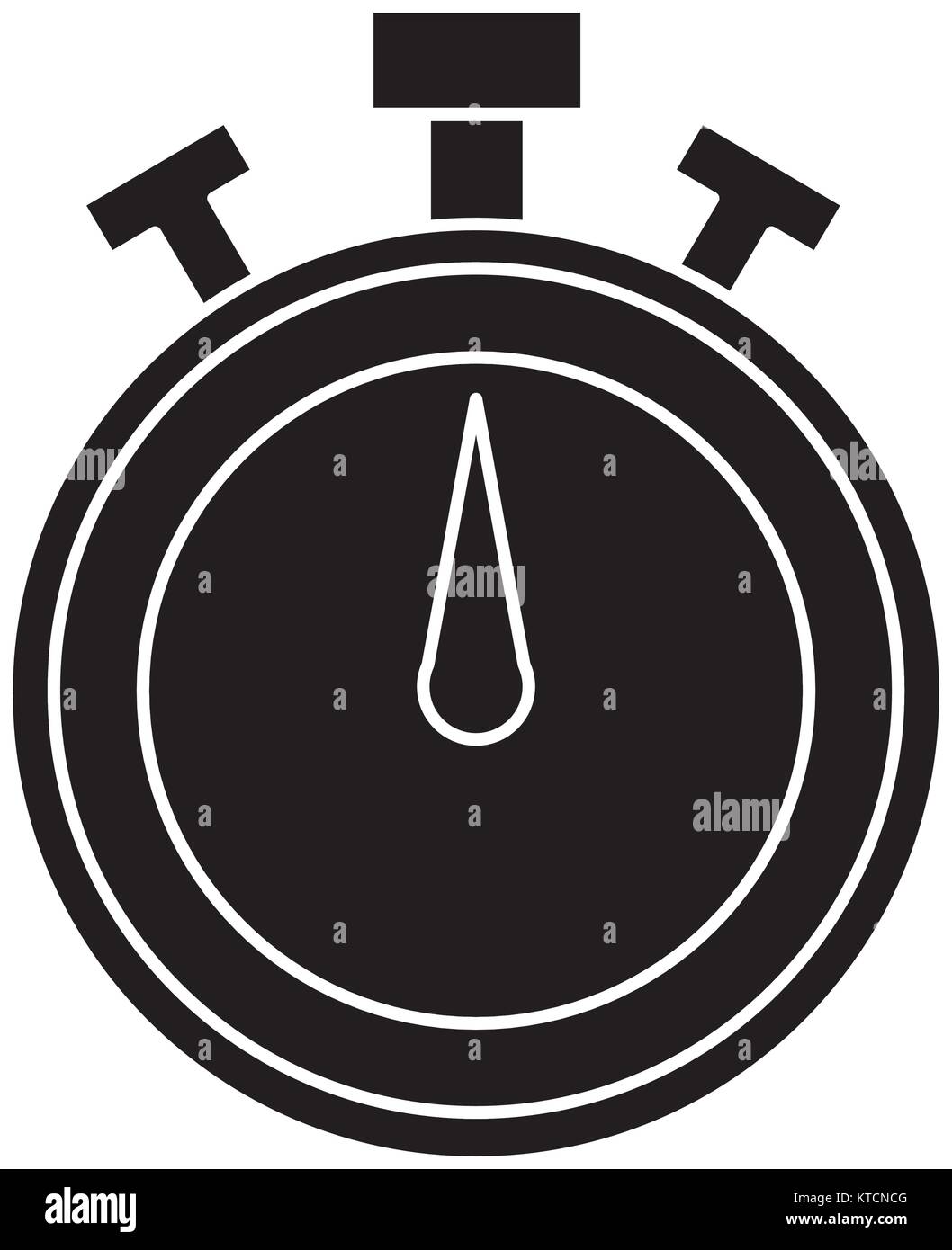 Timer chronometer symbol Stock Vector Image & Art - Alamy