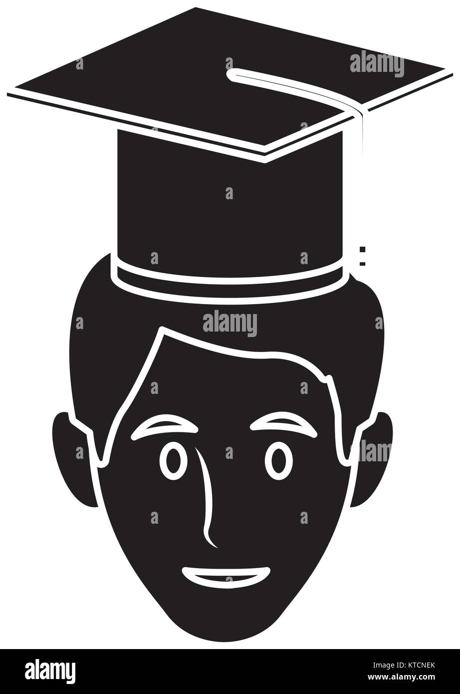 Student with hat avatar Stock Vector Image & Art - Alamy