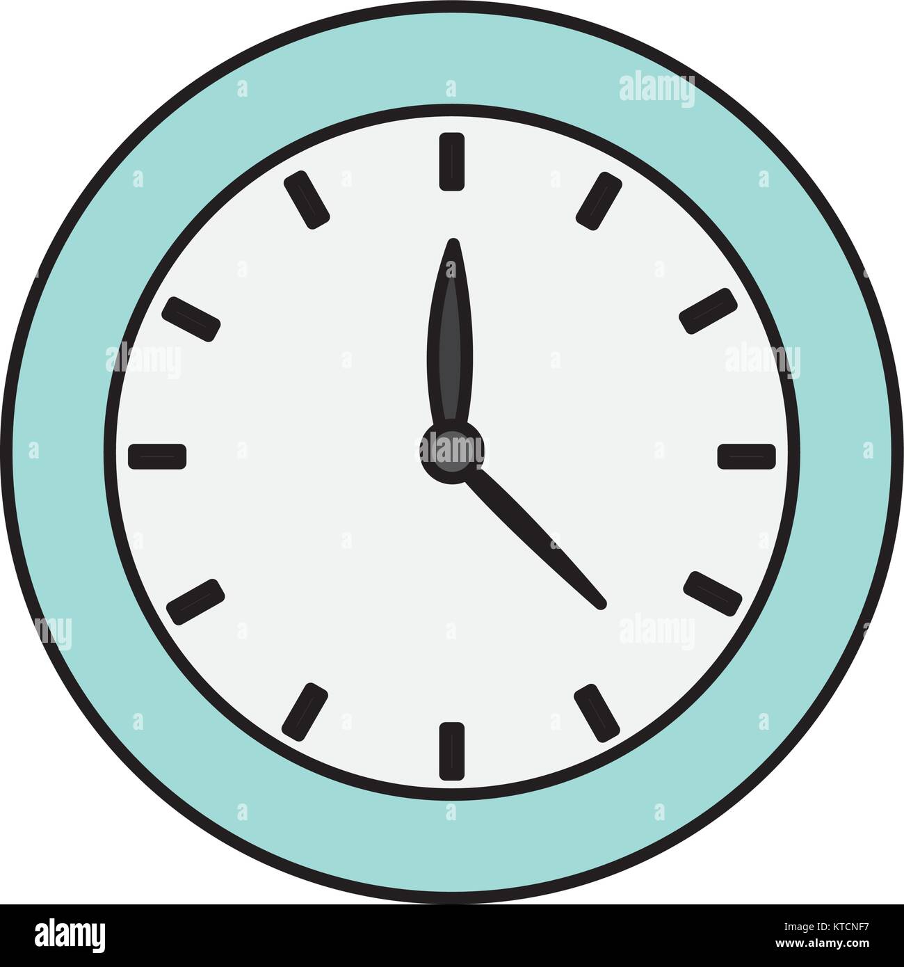Isolated clock design Stock Vector Image & Art - Alamy