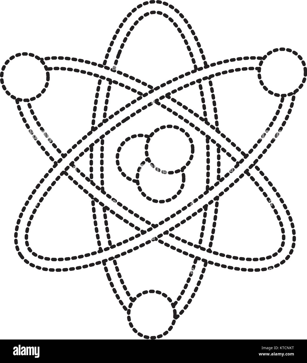 Atom science symbol Stock Vector Image & Art - Alamy