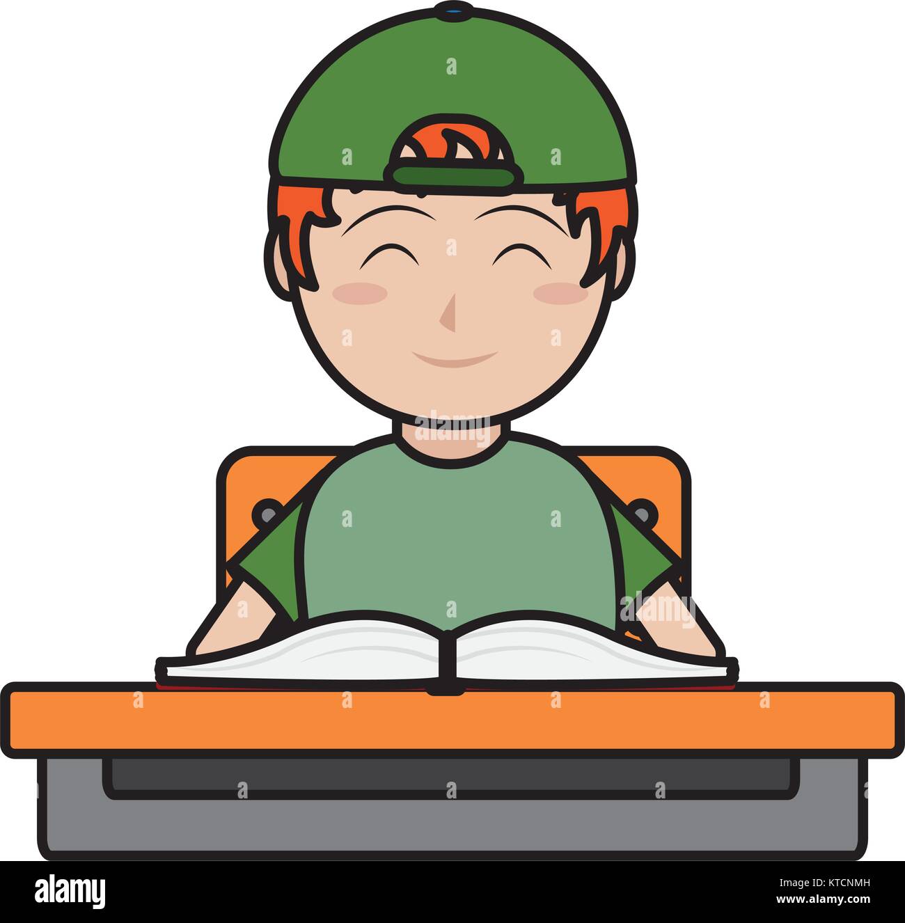Boy and book design Stock Vector Image & Art - Alamy