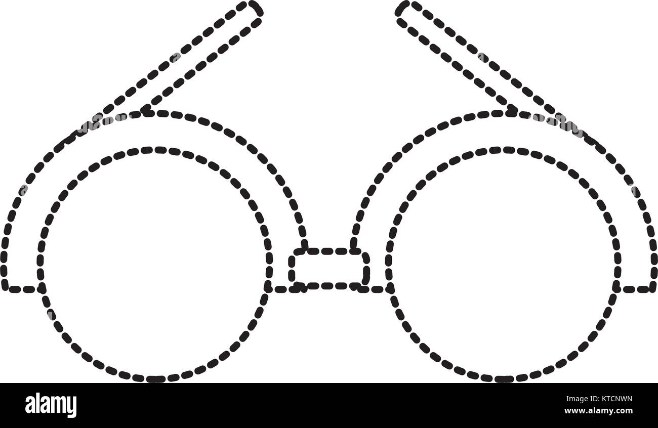 Glasses round frame symbol Stock Vector Image & Art - Alamy