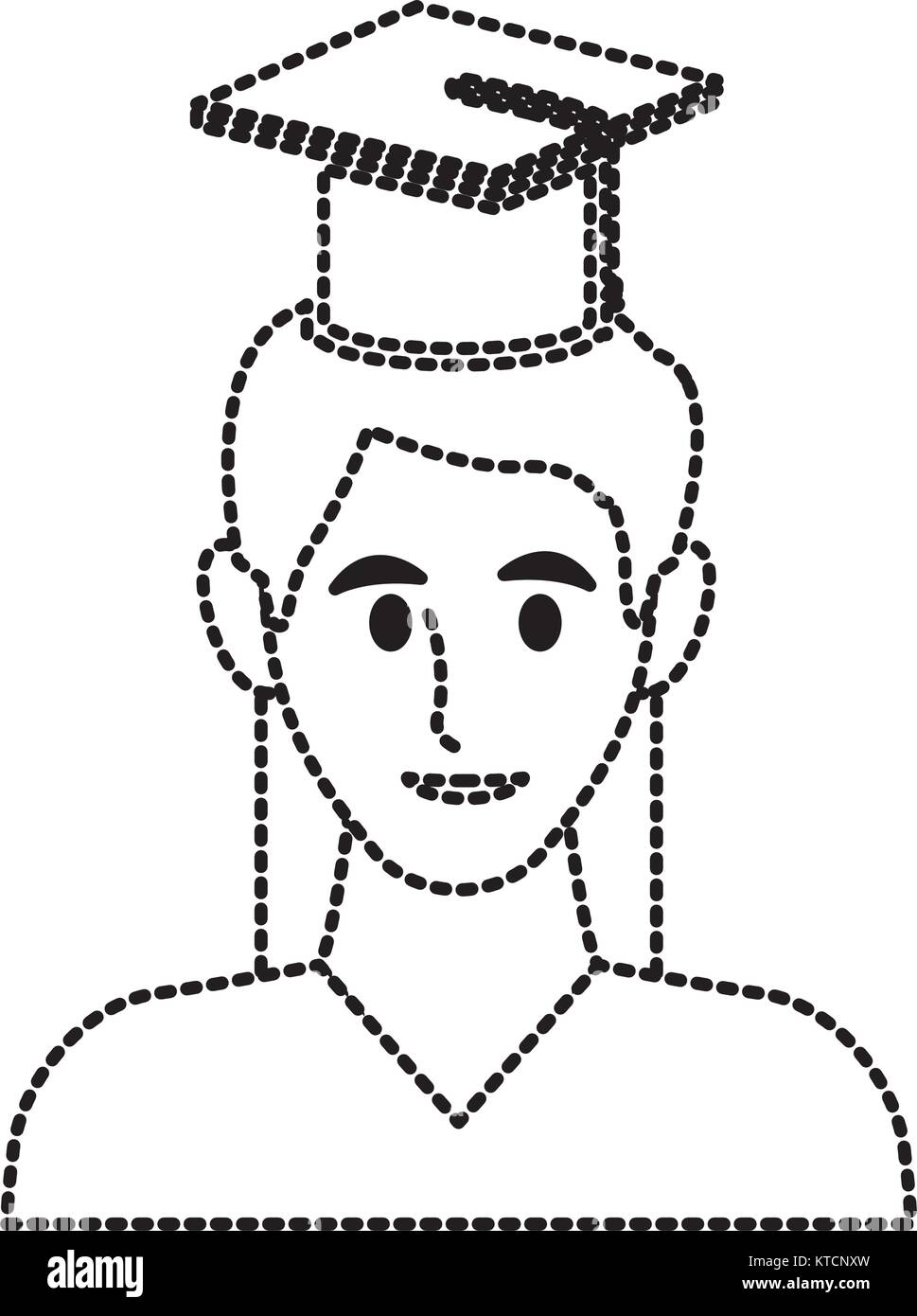Student with hat avatar Stock Vector Image & Art - Alamy