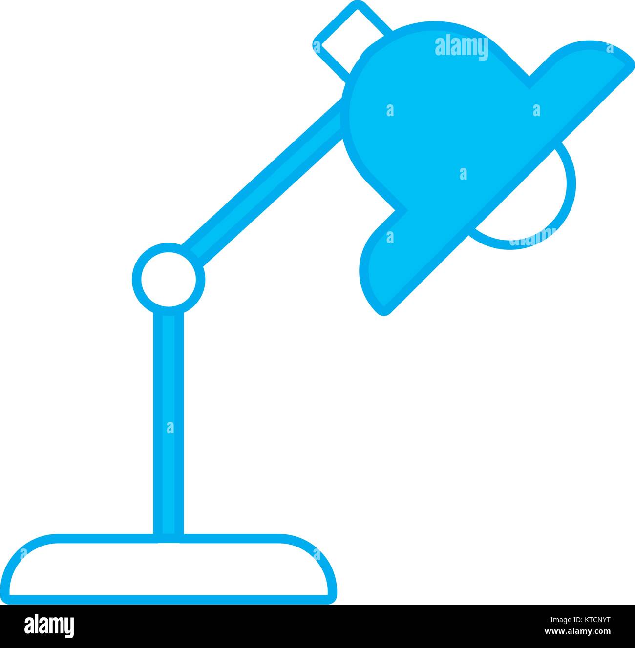 Desk light lamp Stock Vector Image & Art - Alamy