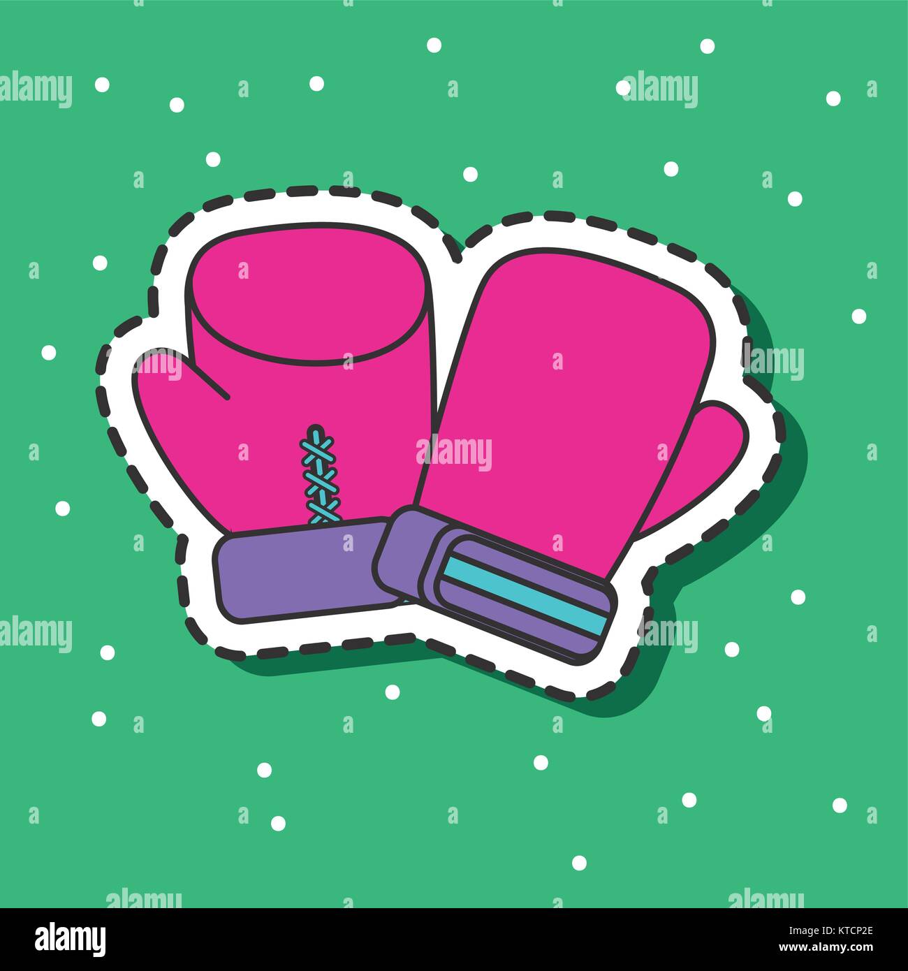 boxing gloves sport patch sticker Stock Vector Image & Art - Alamy