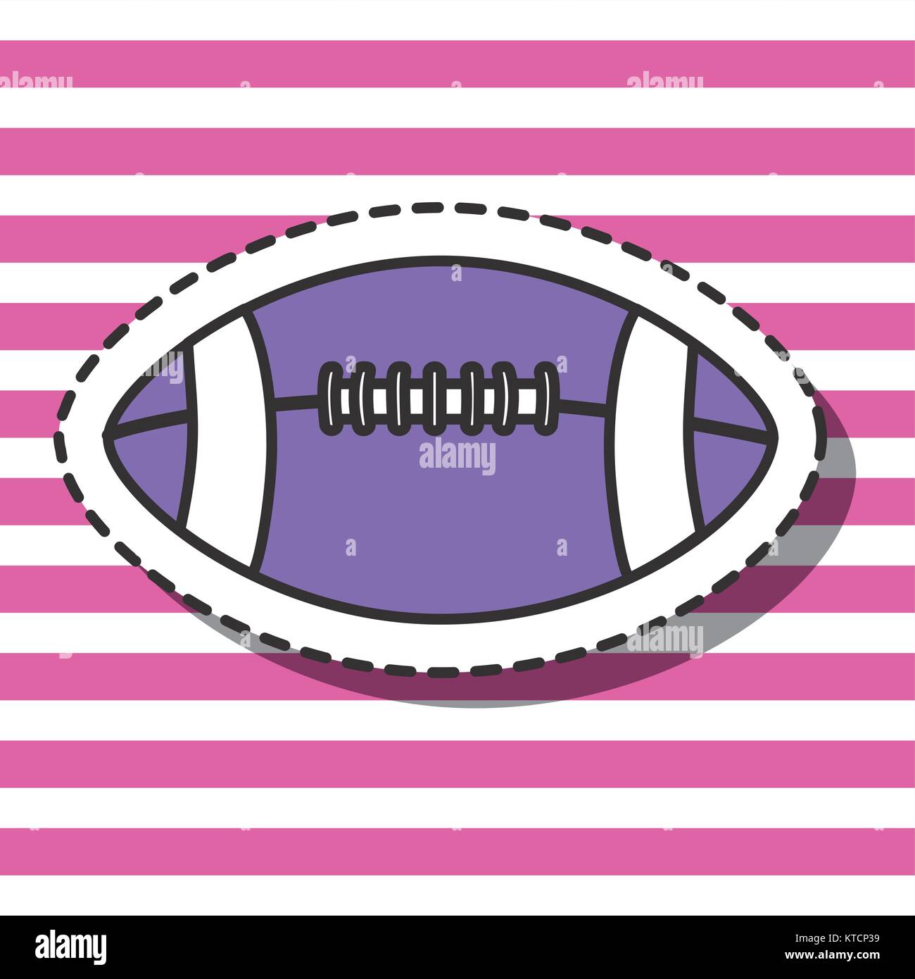 american football ball patch design Stock Vector Image & Art - Alamy