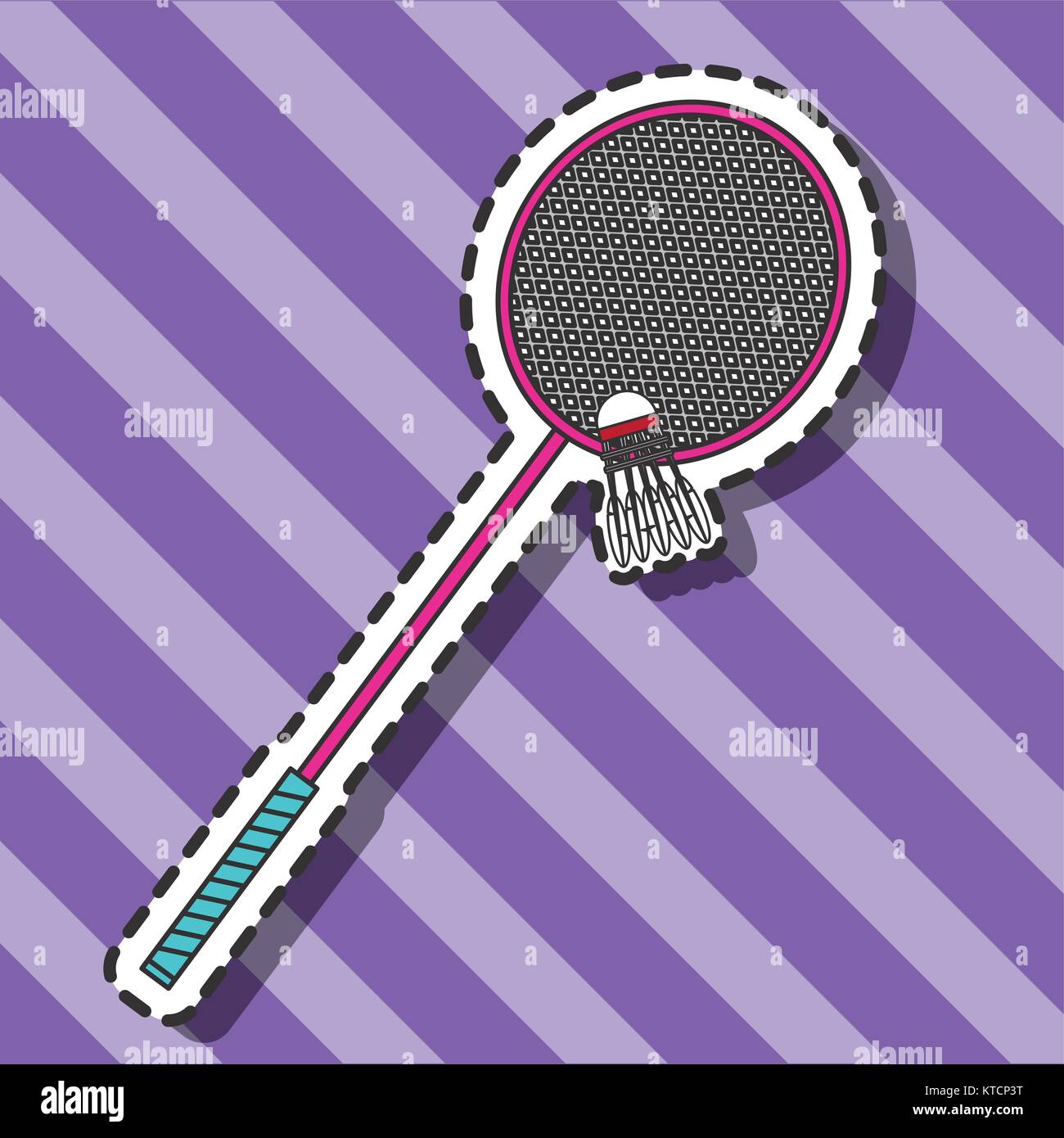 badminton shuttlecock ball element patch Stock Vector Image & Art - Alamy