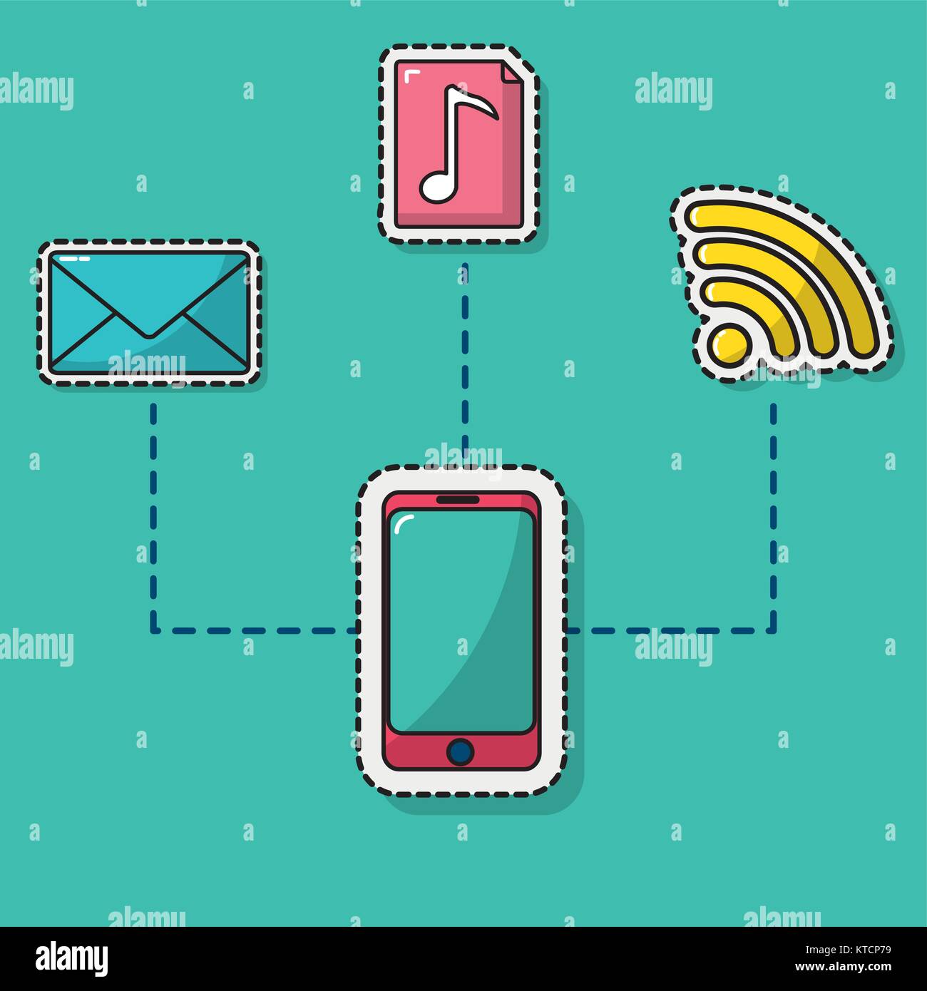 Smartphone device design Stock Vector Image & Art - Alamy