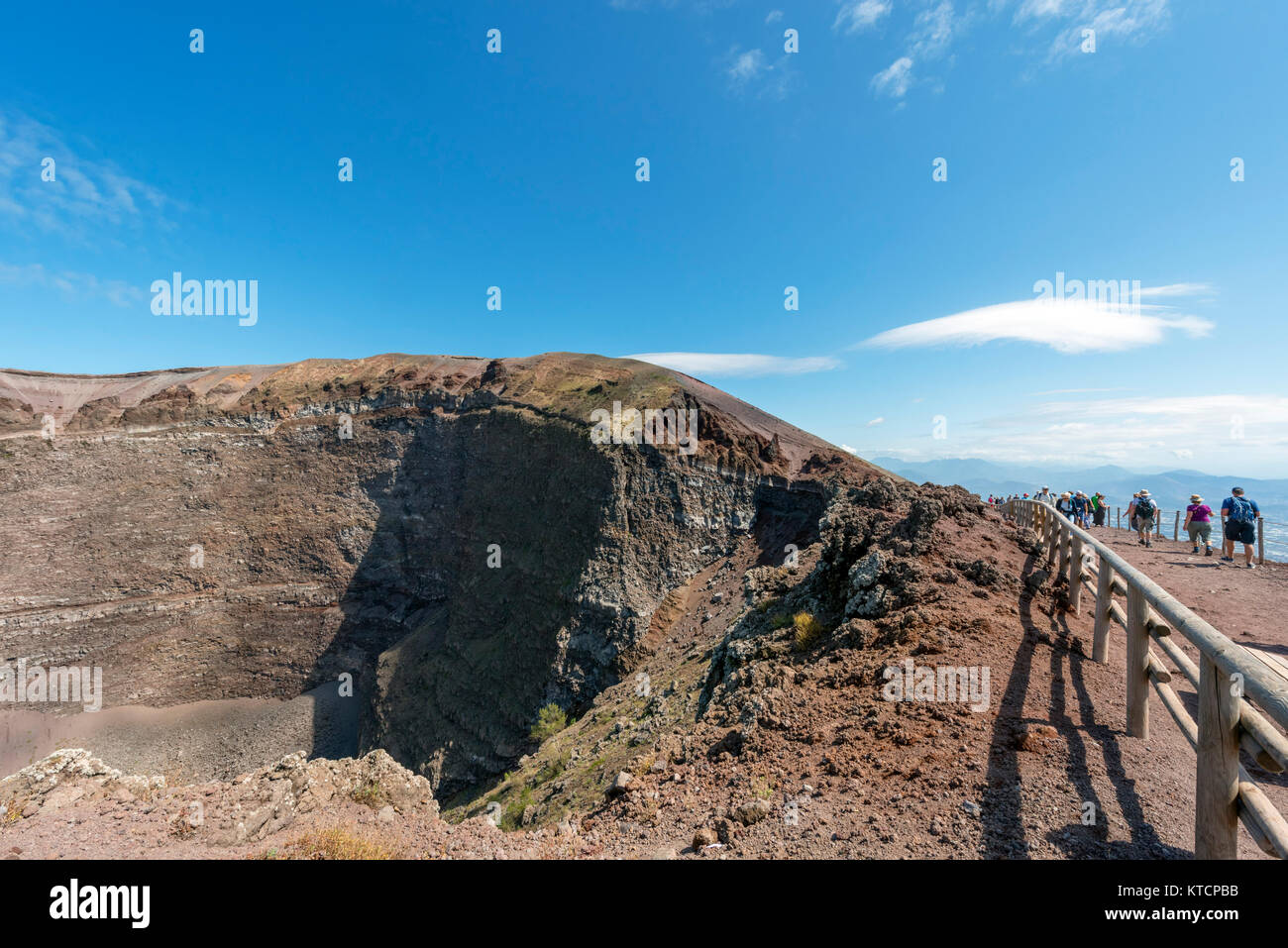 The Crater of Mount Vesuvius, Naples, Campania,Italy Stock Photo - Alamy