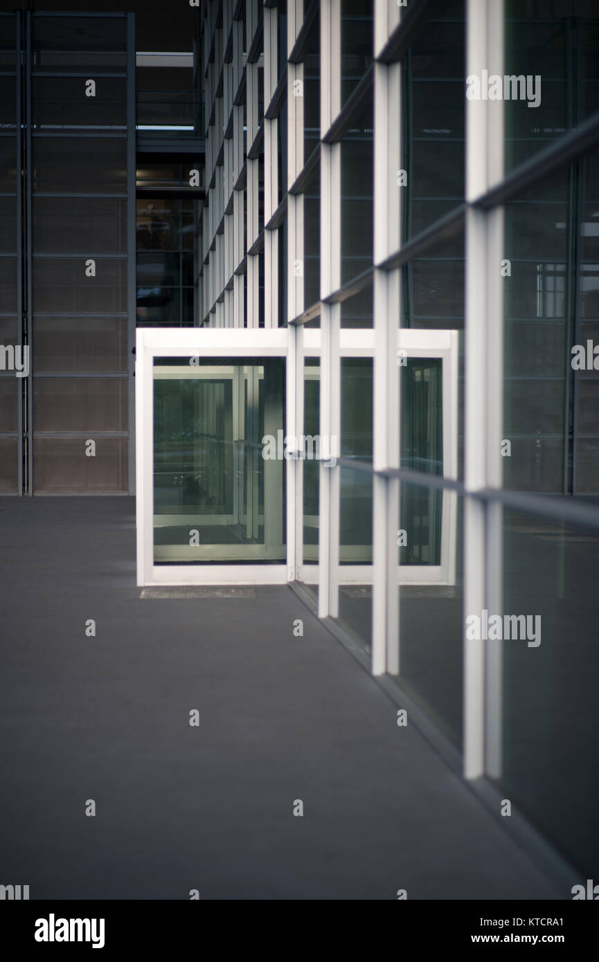 Office entrance door left open allowing heat to leave the building ...