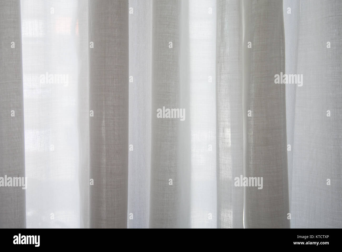 White curtain of the lounge window texture background Stock Photo - Alamy