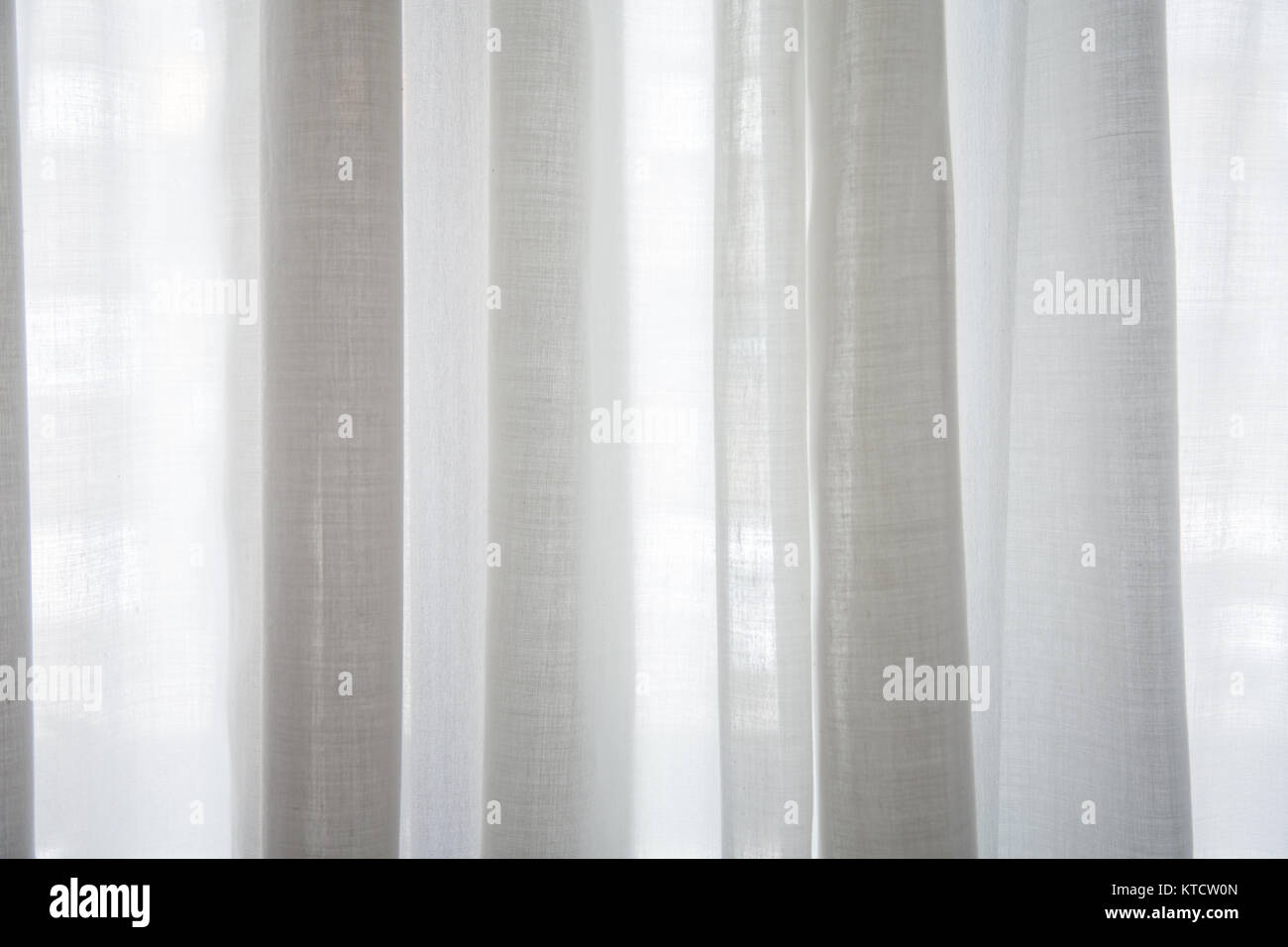 White curtain of the lounge window texture background Stock Photo - Alamy