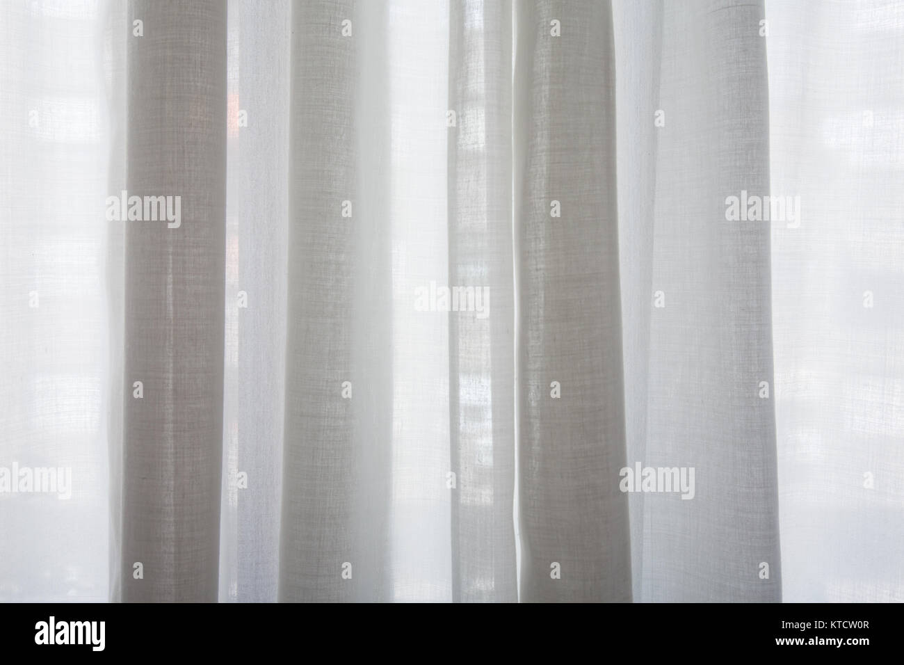 White curtain of the lounge window texture background Stock Photo - Alamy