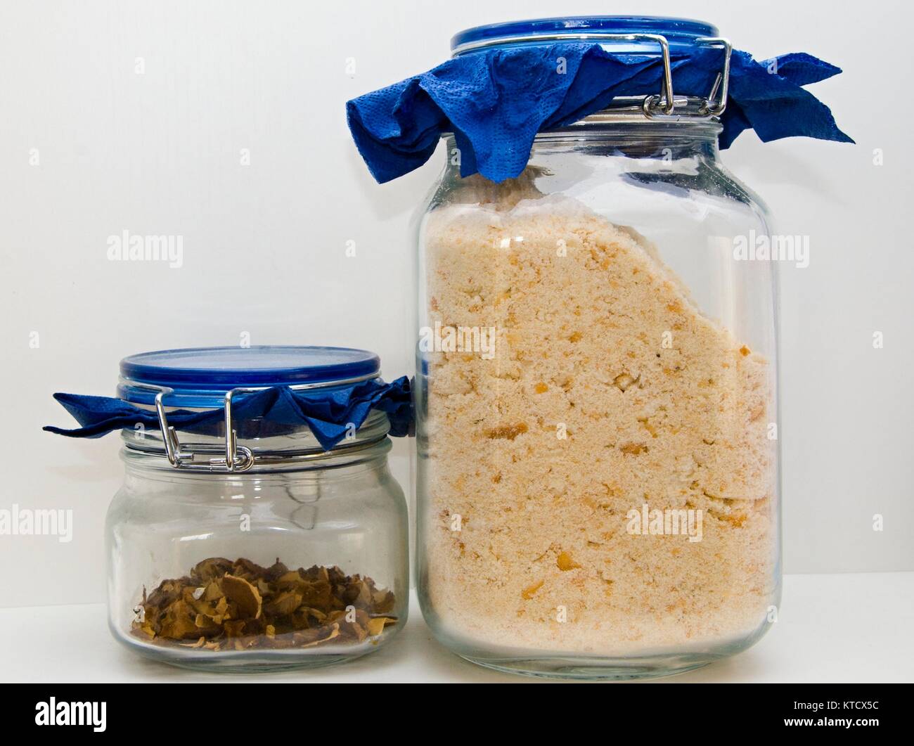Two kitchen jars Stock Photo - Alamy