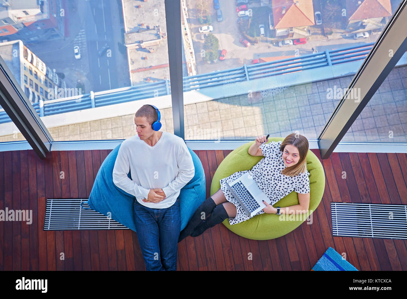 startup business people group working everyday job at modern office ...