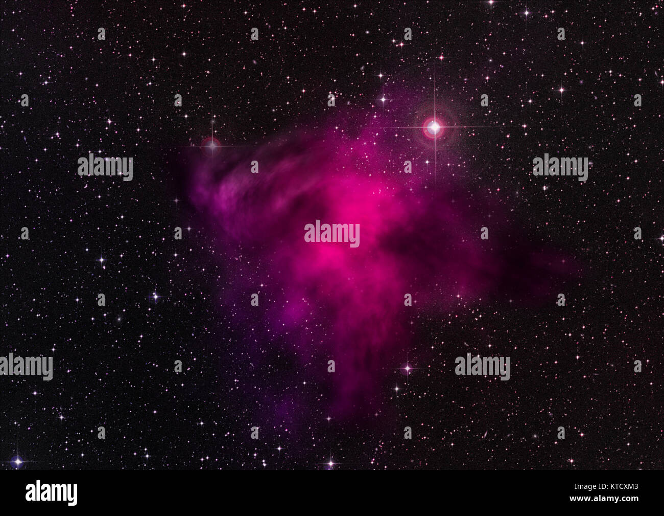 Being shone nebula Stock Photo - Alamy