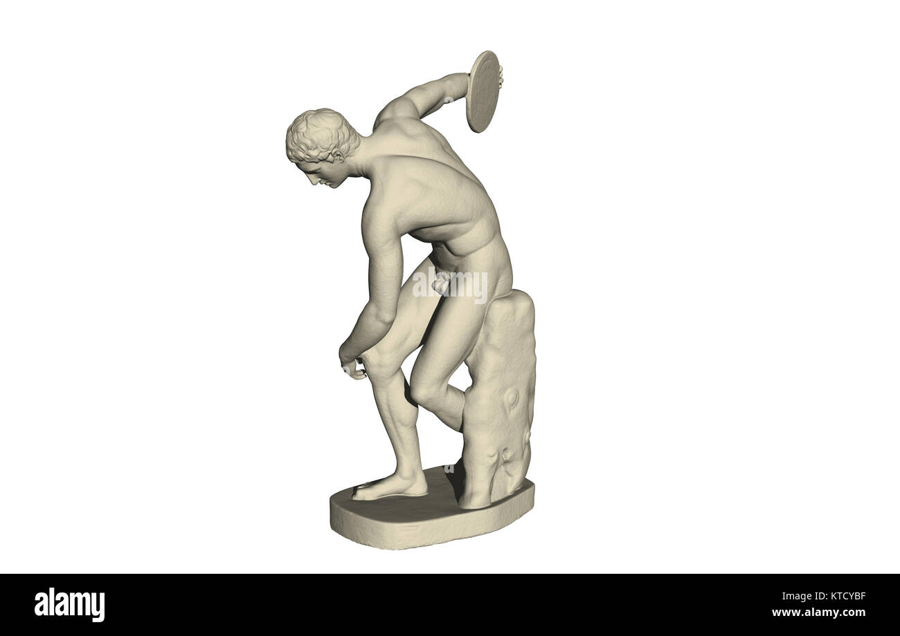 Discus statue Cut Out Stock Images & Pictures - Alamy