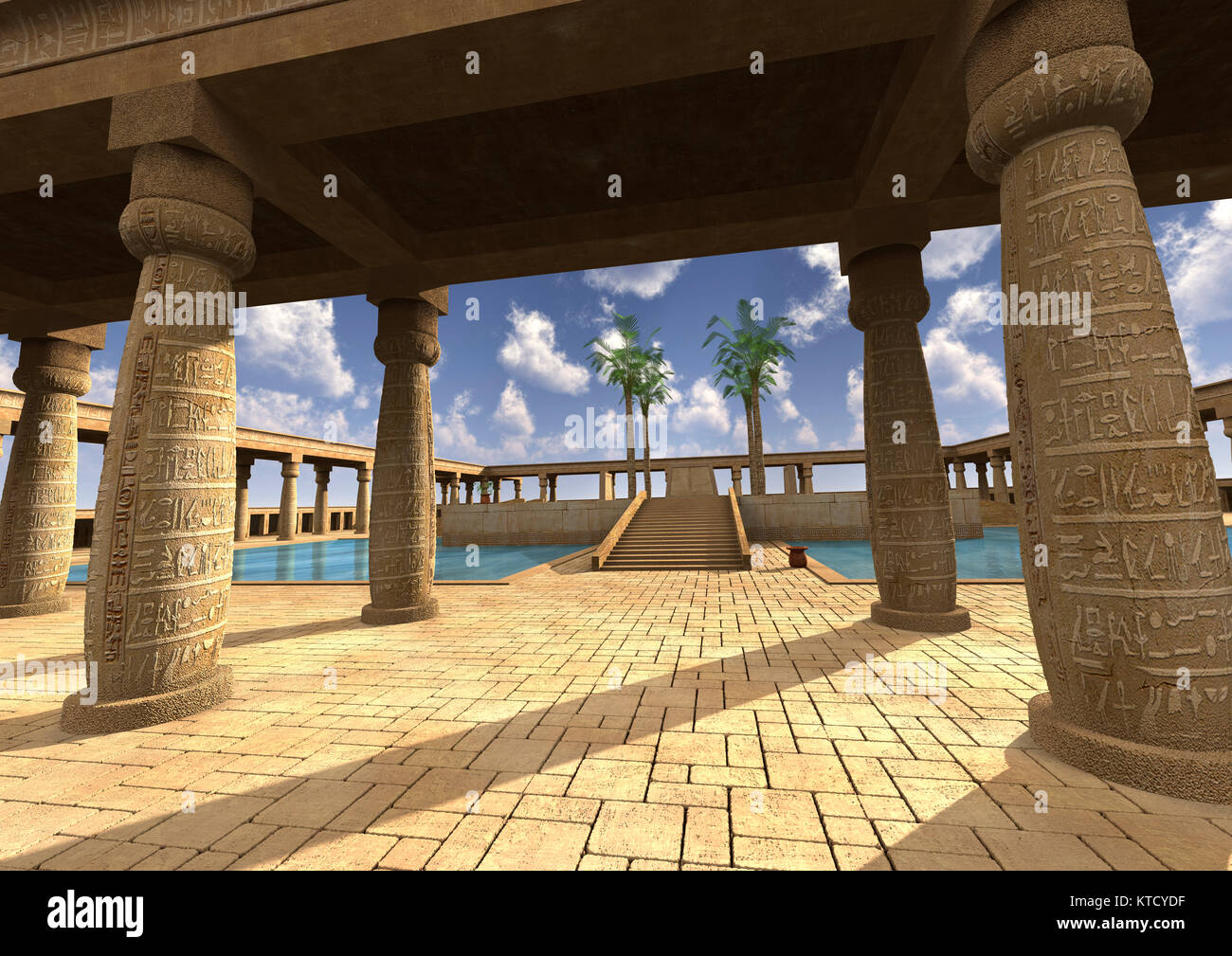 Ancient egypt palace hi-res stock photography and images - Alamy