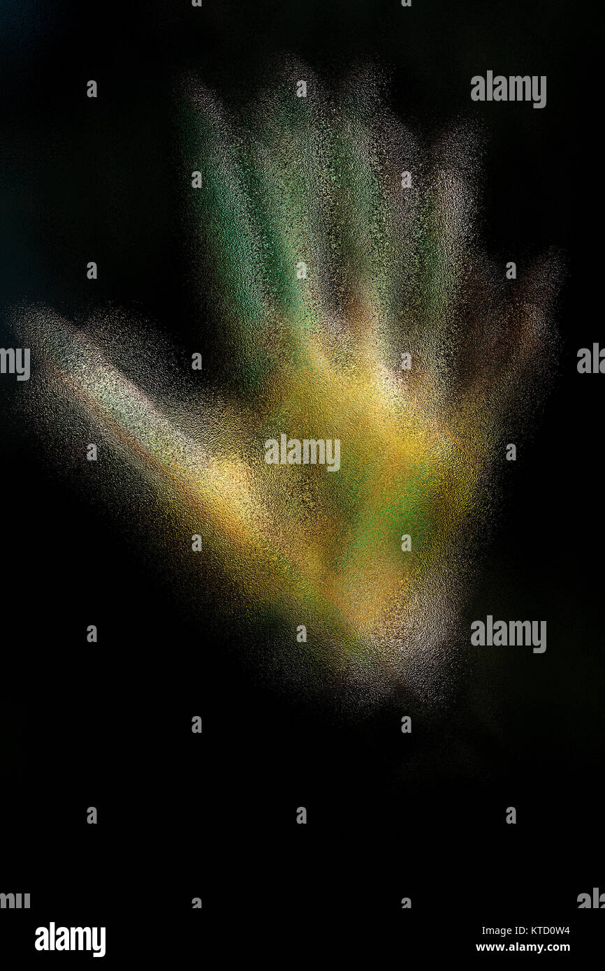 Human hands painted with poster color.Shot with lens blur effect Stock ...