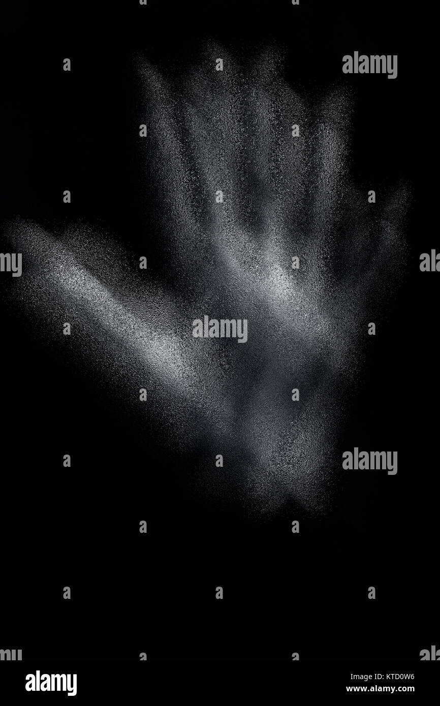 Human hands painted with poster color.Shot with lens blur effect Stock ...