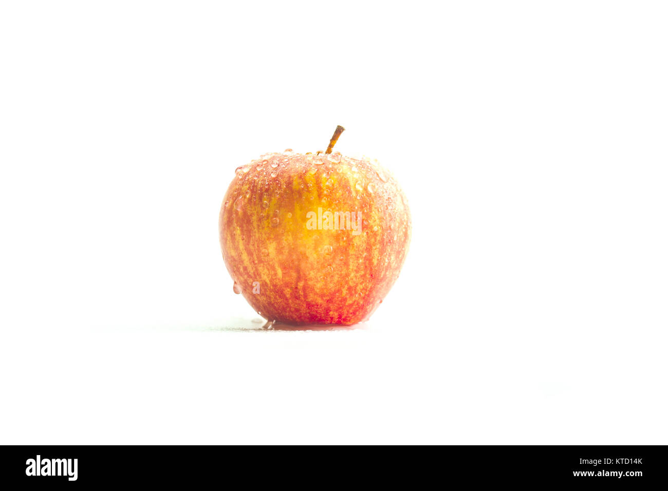 Apple Isolated on white background Stock Photo - Alamy