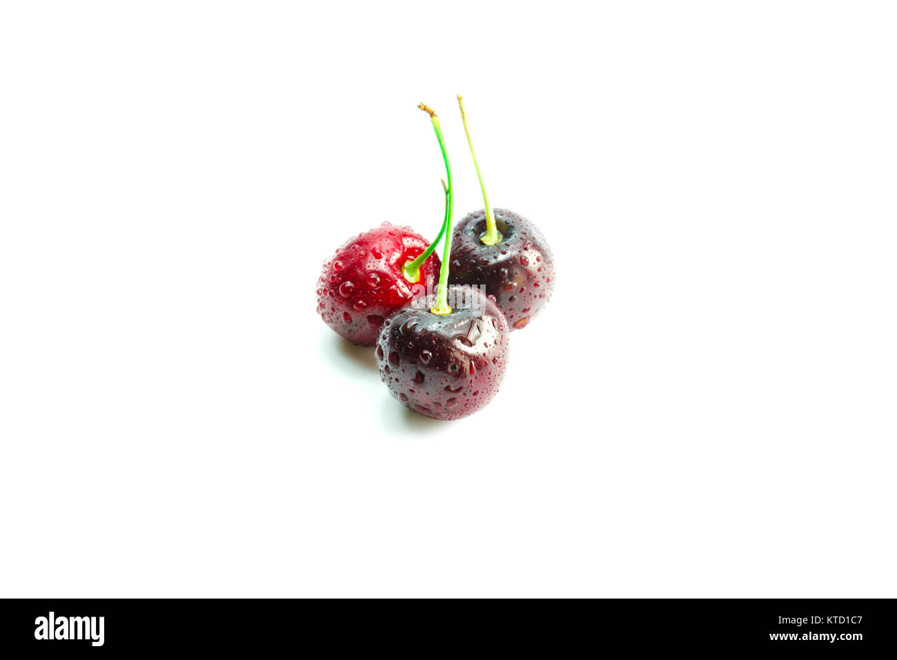 Cherry Isolated on white background Stock Photo - Alamy