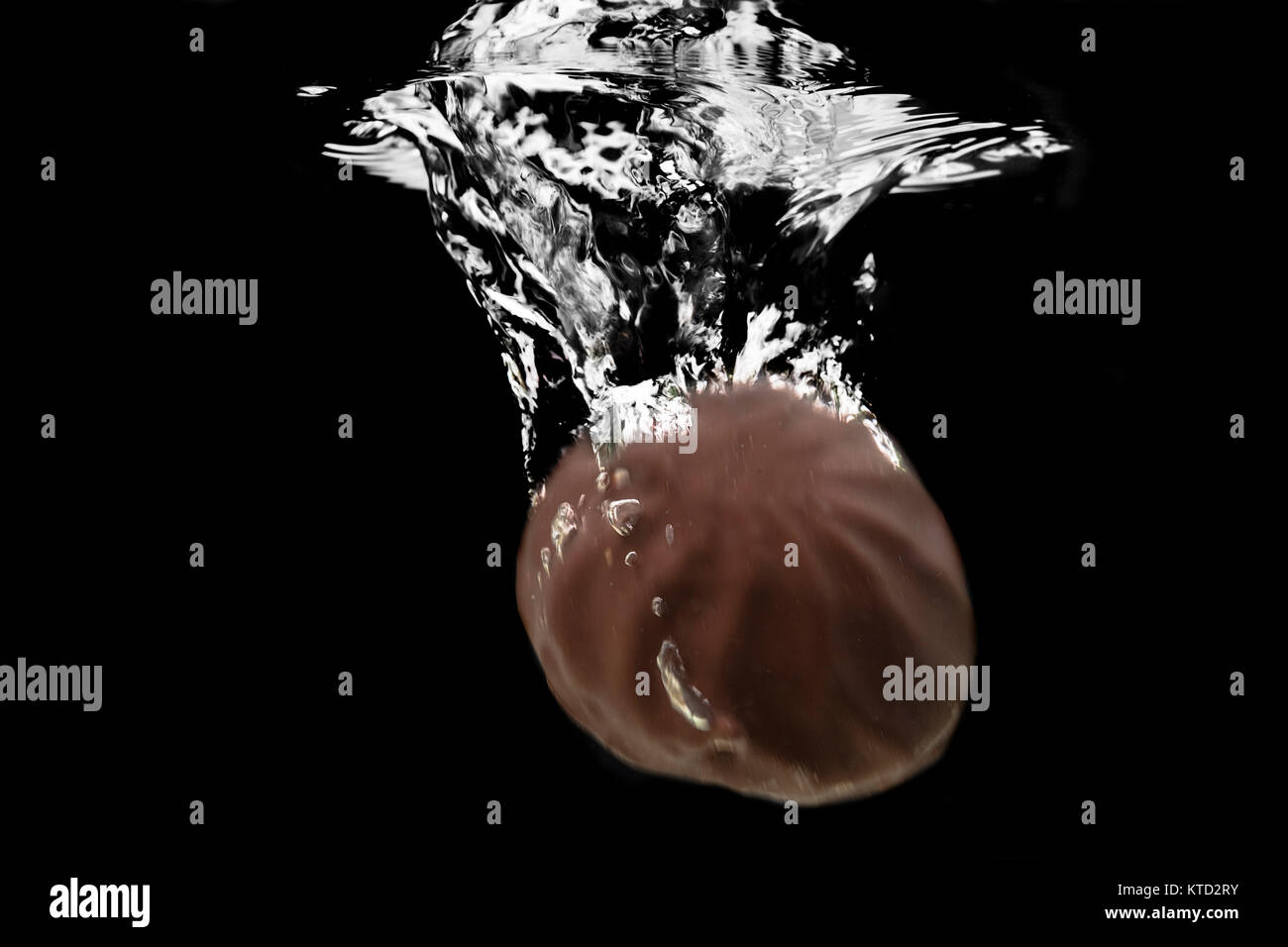 Marshmallow in chocolate,water splash Stock Photo - Alamy