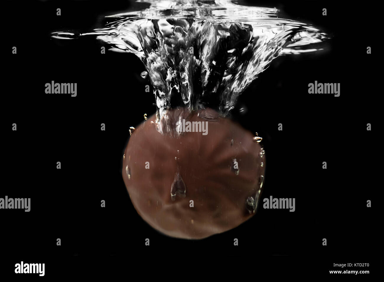 Marshmallow in chocolate,water splash Stock Photo - Alamy