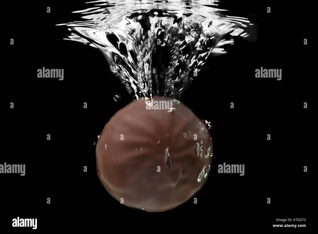 Marshmallow in chocolate,water splash Stock Photo - Alamy