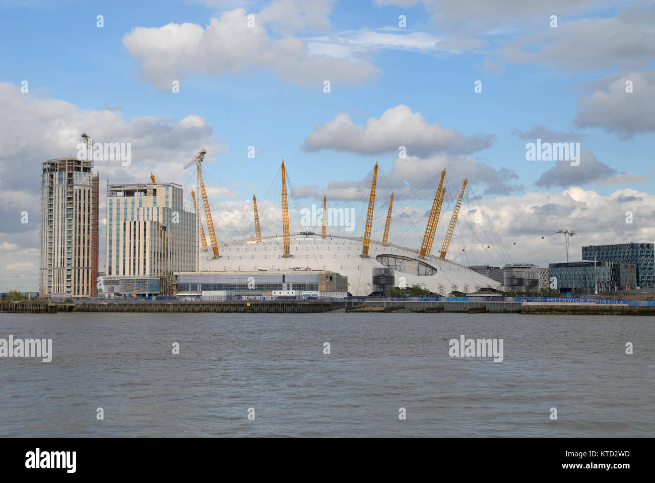 London, United Kingdom - April 25, 2015: Millennium dome (The O2 Stock ...
