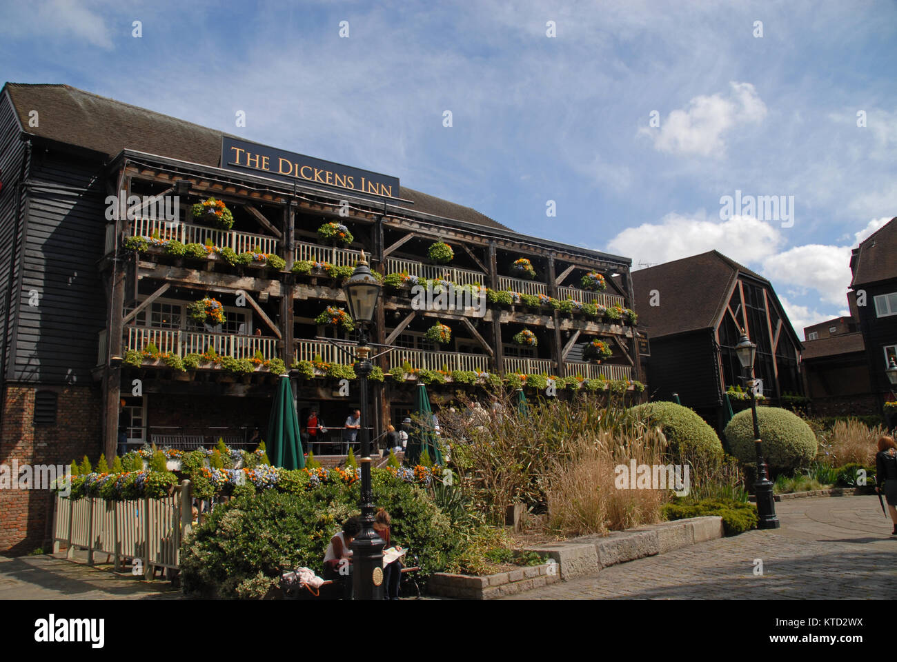 London, United Kingdom - April 25, 2015: The Dickens Inn Pub at St ...