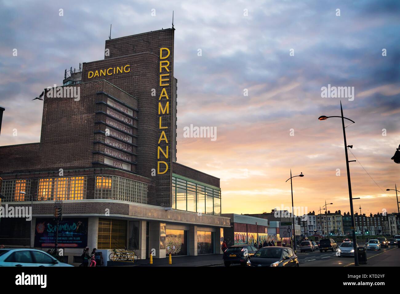 Exterior shot of the renovated Dreamland in Margate, taken in 2017 ...