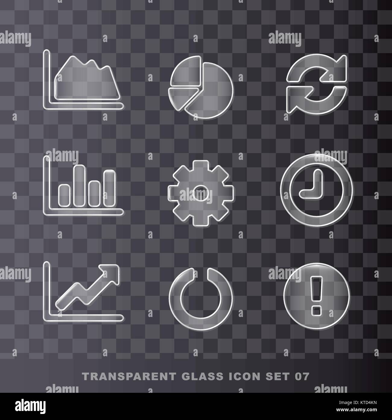 This glass transparent icon set can be used for both print and digital ...
