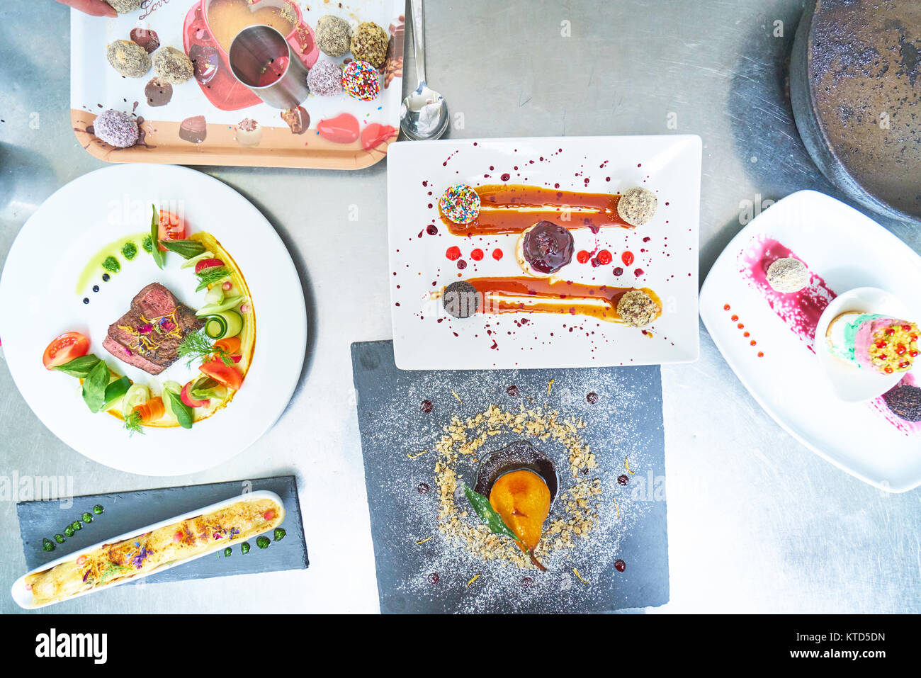 Food ready on the table Stock Photo - Alamy