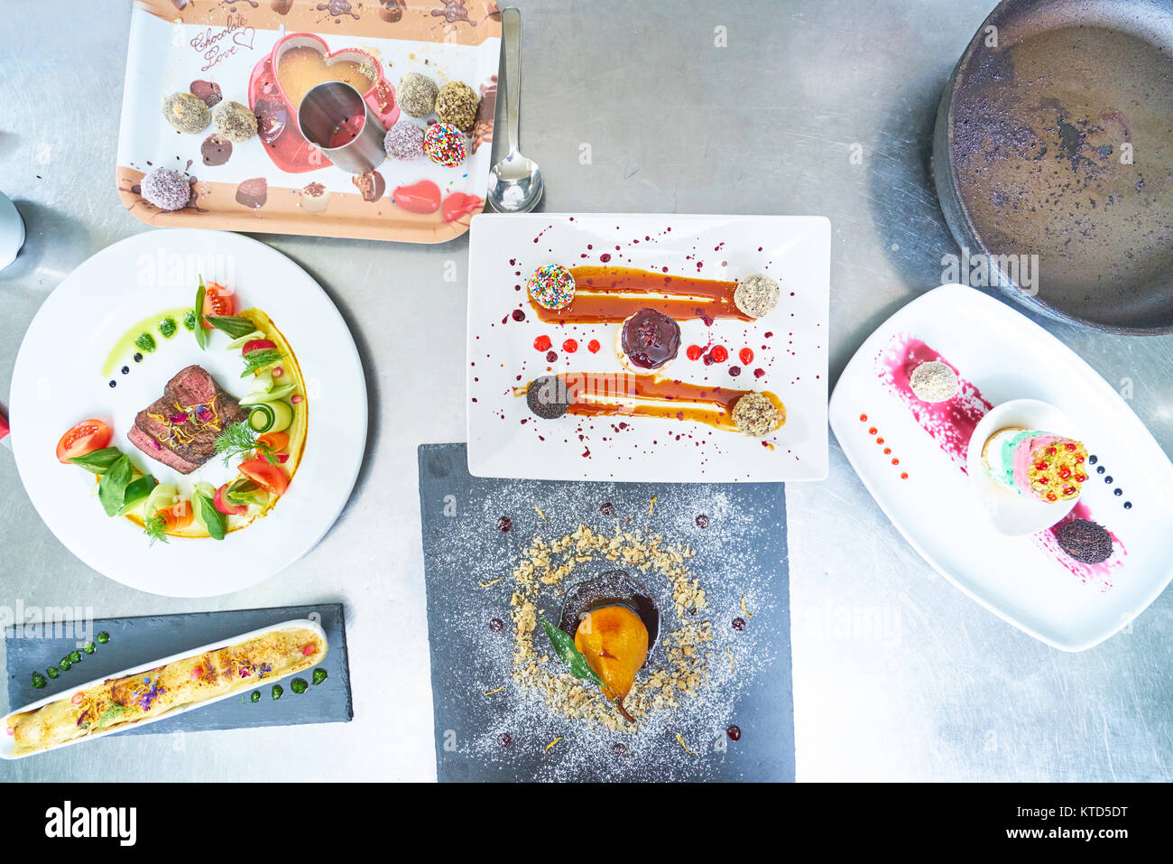 Food ready on the table Stock Photo - Alamy