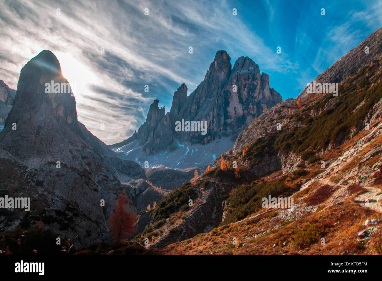 Autumn in the italian alps Stock Photo - Alamy