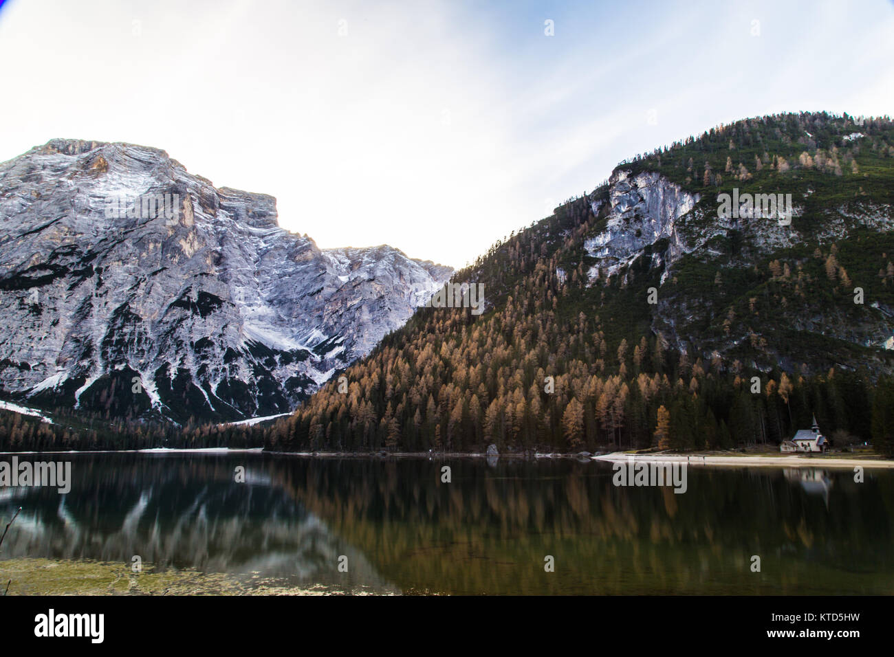 Fall is coming in the italian alps Stock Photo - Alamy