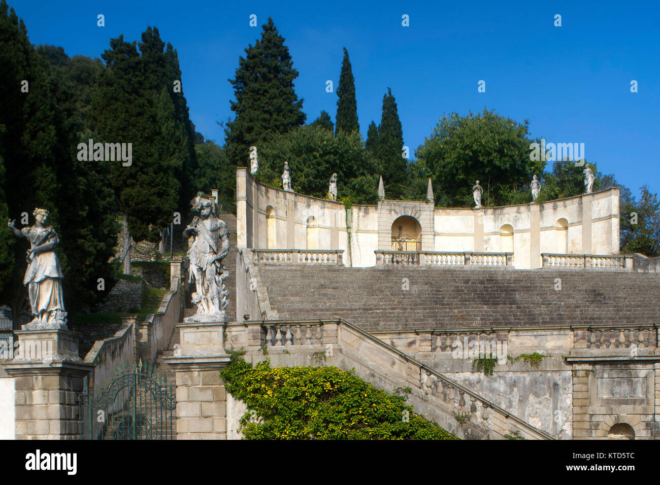 Italien, Veneto, Monselice, Villa Duodo (Villa Valier) am Burgberg ...