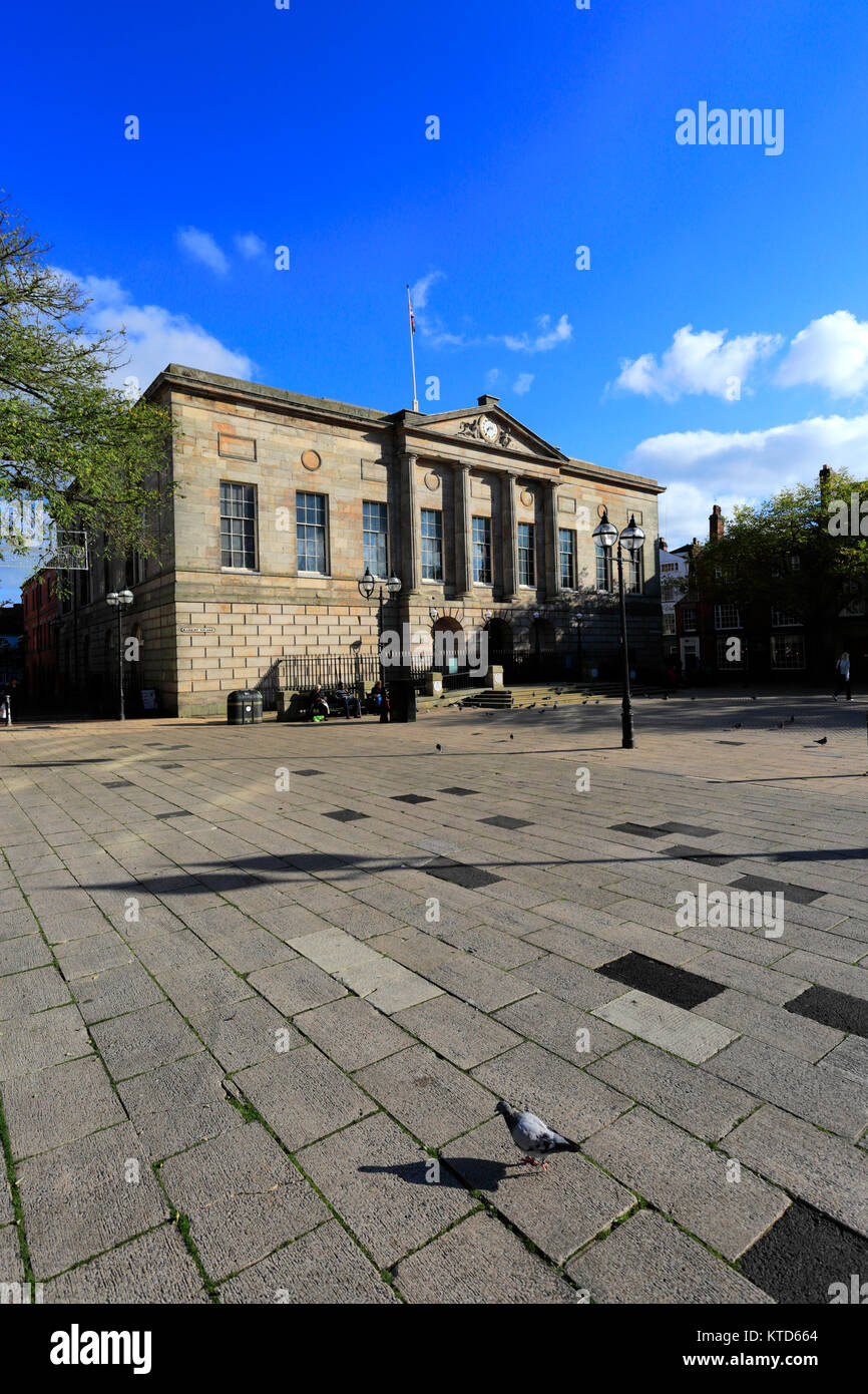The Shire Hall building, market place, Stafford town, Staffordshire ...