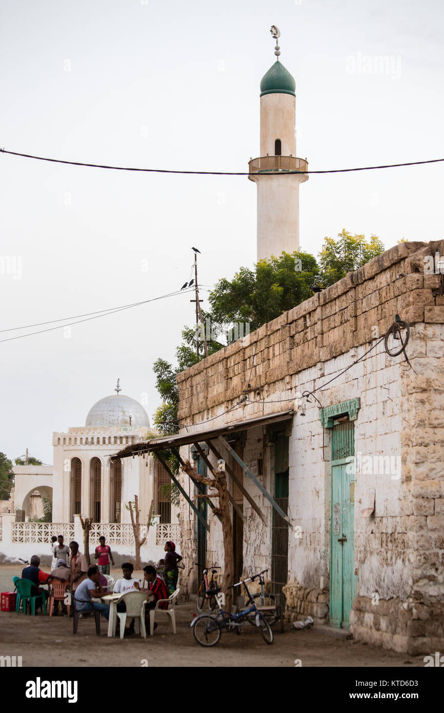 Faded glory and crumbling ruins of the port city of Massawa in Eritrea ...