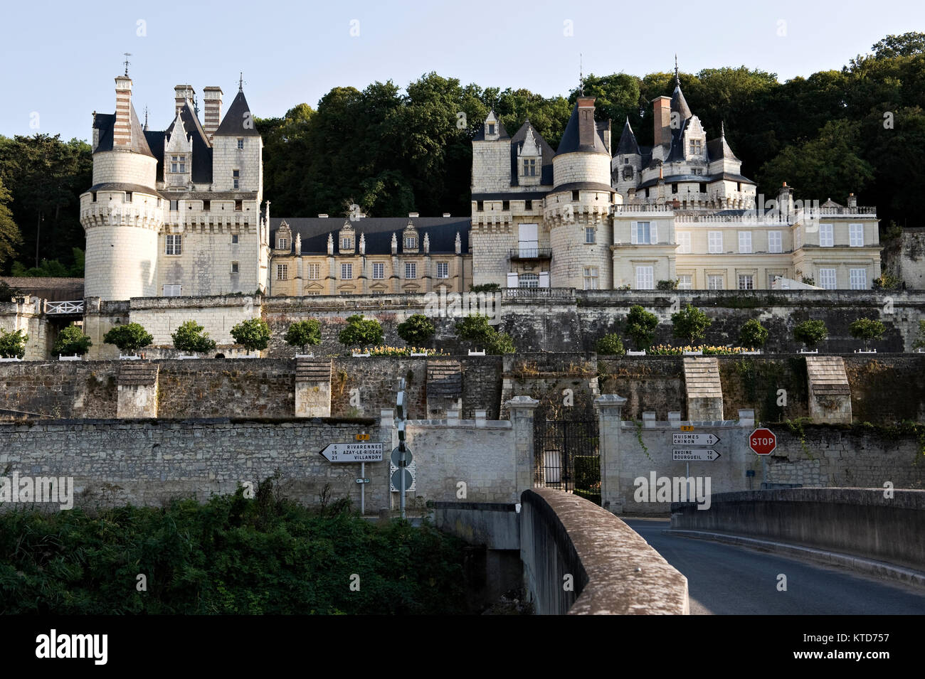 Chateau d'Ussé (Usse Castle), Loire Valley, France Stock Photo - Alamy