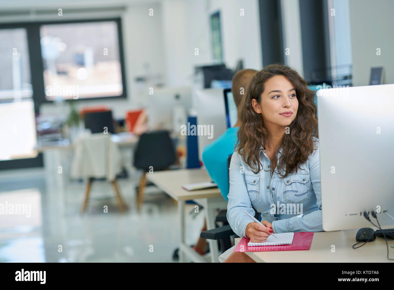 startup business people group working everyday job at modern office ...