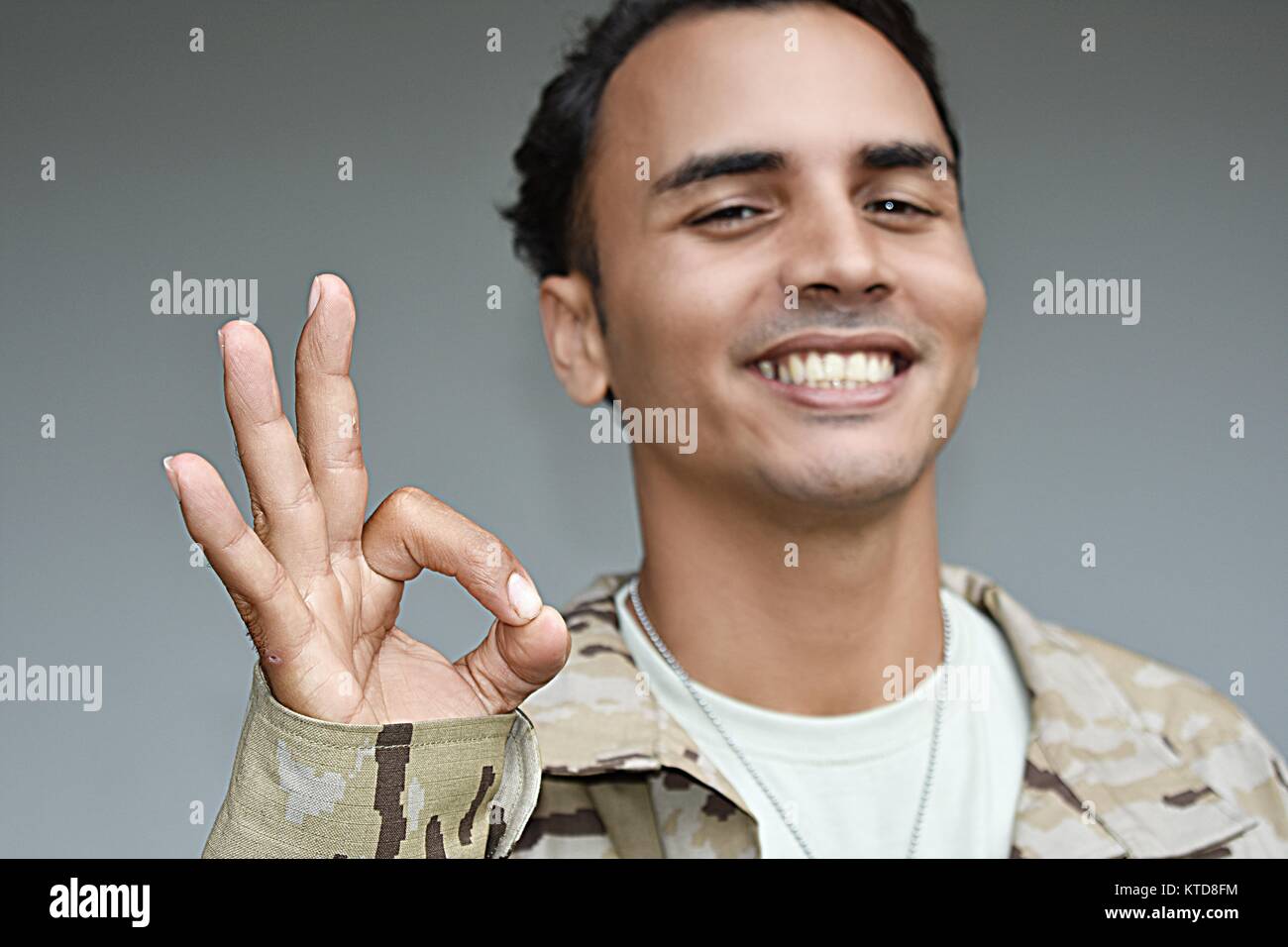 Ok Enlisted Male Soldier Stock Photo - Alamy