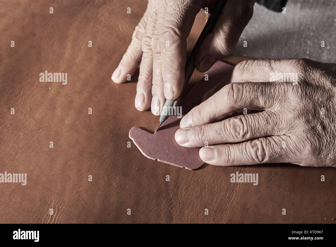 Shoe production process in factory Stock Photo - Alamy