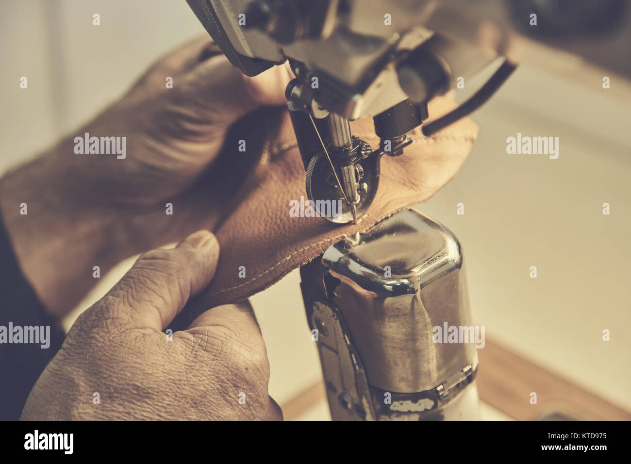 Shoe production process in factory Stock Photo - Alamy