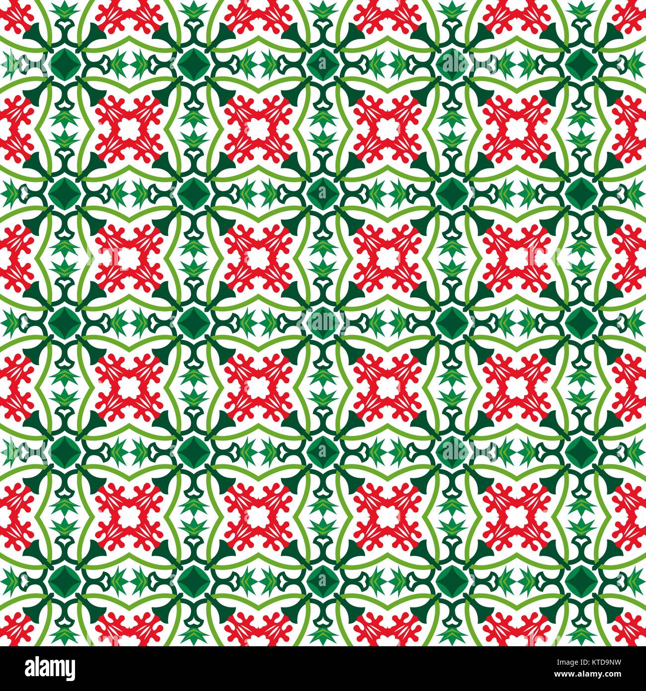 Seamless background image of red flower and green calyx pattern Stock ...